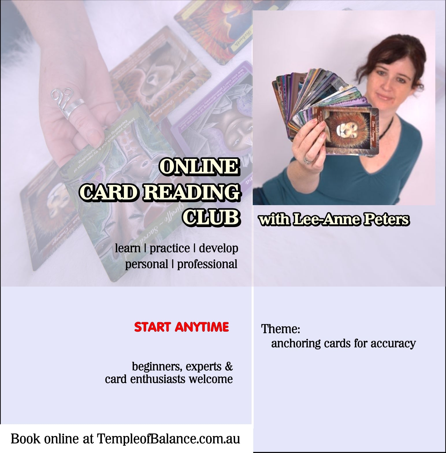CARD READING CLUB - Anchoring cards – TempleofBalance