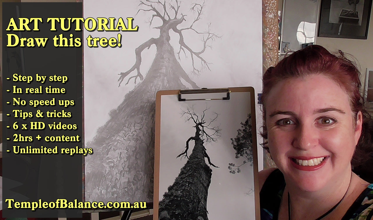ART TUTORIAL - step by step tree drawing – TempleofBalance